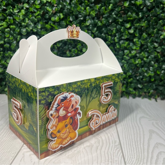 Other | Lion King Themed Party Favor Gable Box 3d | Poshmark